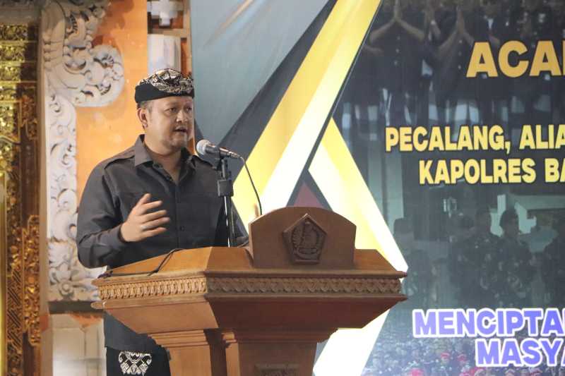 Tatap Muka Pecalang, Aliansi, dan Komponen Masyarakat Dengan Forkopimda ...